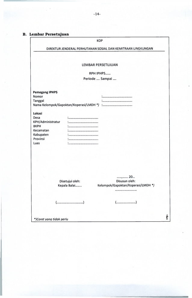 Peraturan Direktur Jenderal PSKL Nomor 8 Tahun 2017 Tentang : Pedoman ...