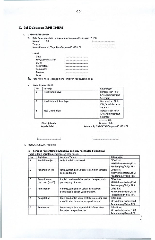 Peraturan Direktur Jenderal PSKL Nomor 8 Tahun 2017 Tentang : Pedoman ...