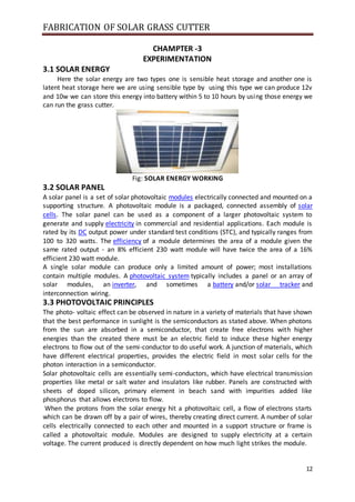 solar grass cutter | DOCX