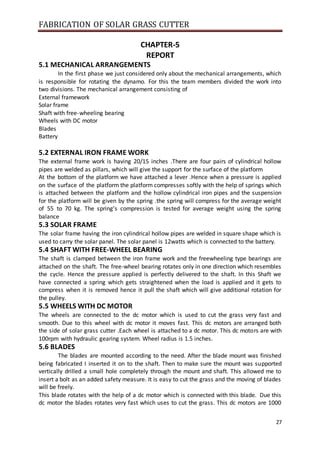 solar grass cutter | DOCX