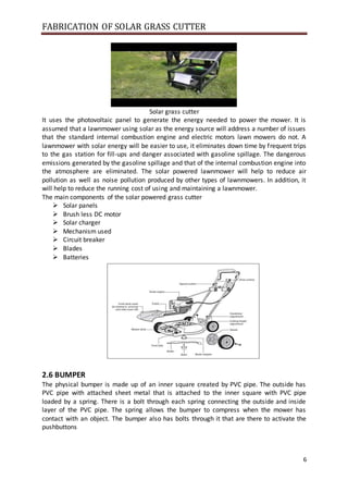 solar grass cutter | DOCX