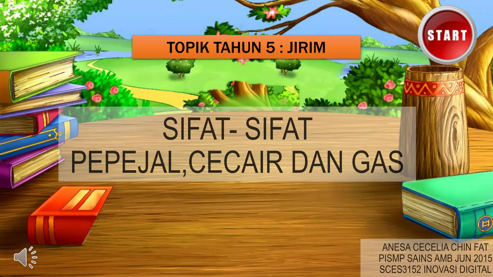 PowerPoint Interaktif Sifat- Sifat Pepejal, Cecair dan Gas Tahun 5 | PPTX