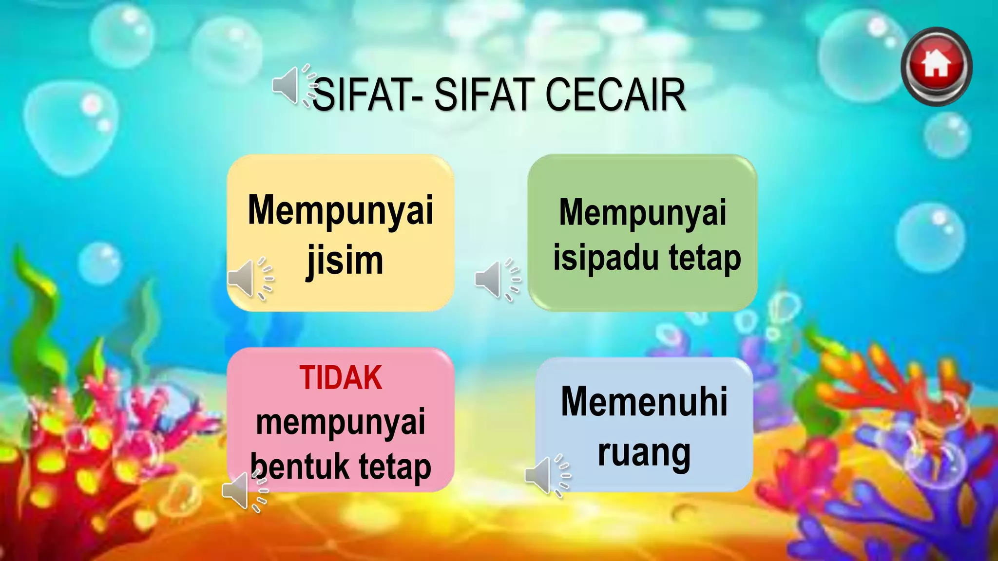PowerPoint Interaktif Sifat- Sifat Pepejal, Cecair dan Gas Tahun 5 | PPTX
