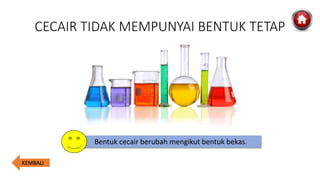 PowerPoint Interaktif Sifat- Sifat Pepejal, Cecair dan Gas Tahun 5 | PPTX