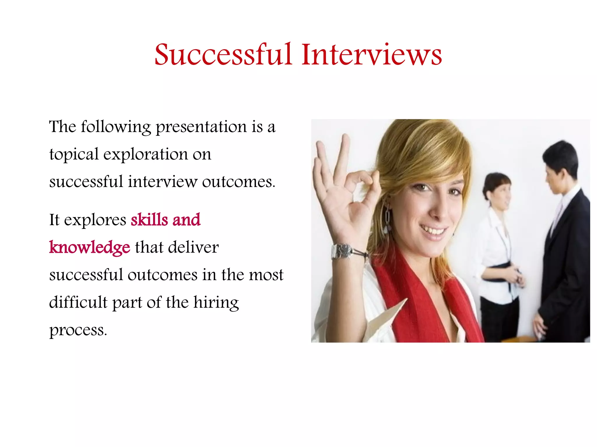 P.6. the professional interview | PDF | Resume Writing and Advice | Job ...