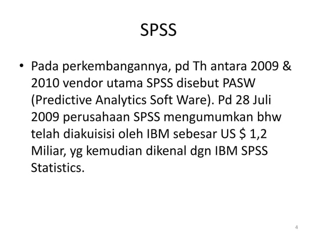 P.4. mengenal program spss | PPTX