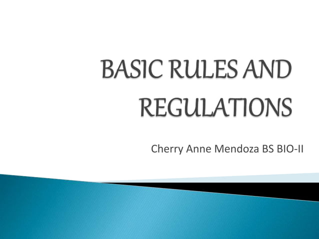 Athletics Rules and Regulations | PPTX