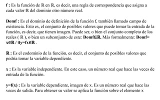 Funciones Reales | PPT