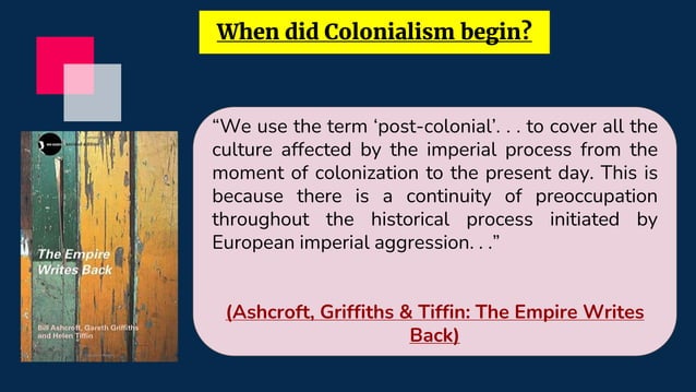 Postcolonial Theory and Literature: An Overview | PPTX