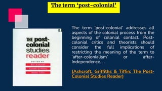Postcolonial Theory and Literature: An Overview | PPTX
