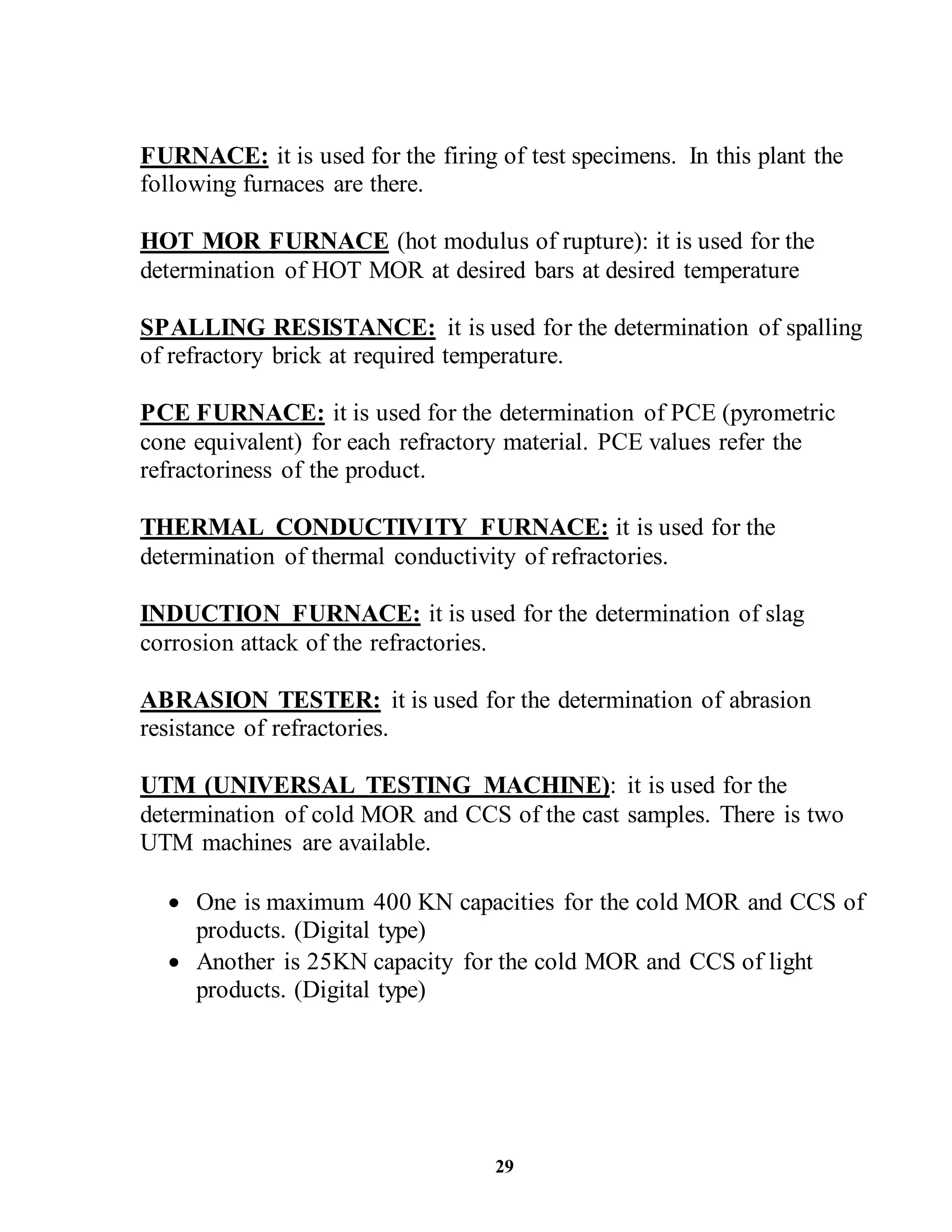 Vesuvius Project report - Monolithic refractories | DOC
