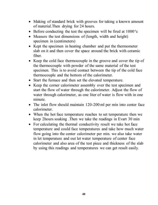 Vesuvius Project report - Monolithic refractories | DOC