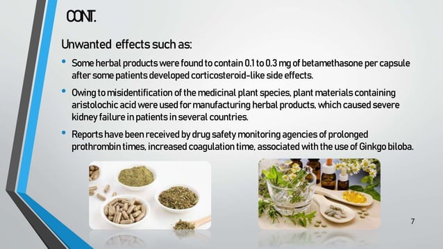 Pharmacovigilance of Natural Drugs- Durgashree Diwakr | PPTX