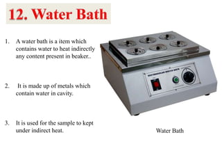 Pharmaceutical Chemistry laboratory Glasswares and apparatus.pptx