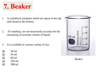 Pharmaceutical Chemistry laboratory Glasswares and apparatus.pptx