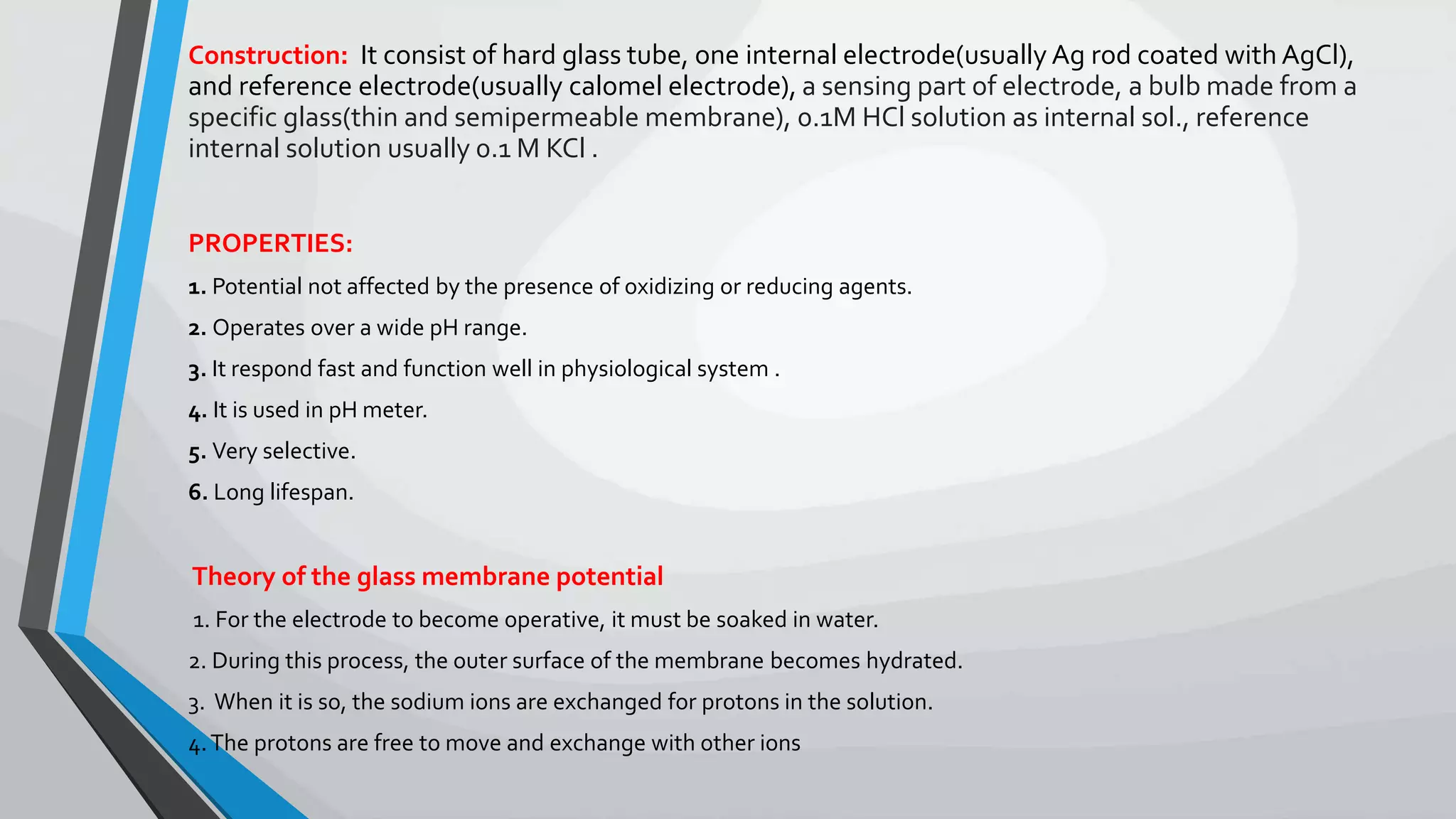 INDICATOR ELECTRODE | PPTX