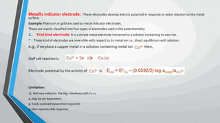 INDICATOR ELECTRODE | PPTX