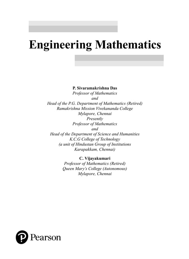 P. Sivaramakrishna Das, C. Vijayakumari - Engineering Mathematics ...