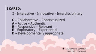 Understanding Learner-Centered Teachings | PPT