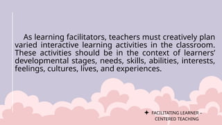 Understanding Learner-Centered Teachings | PPT