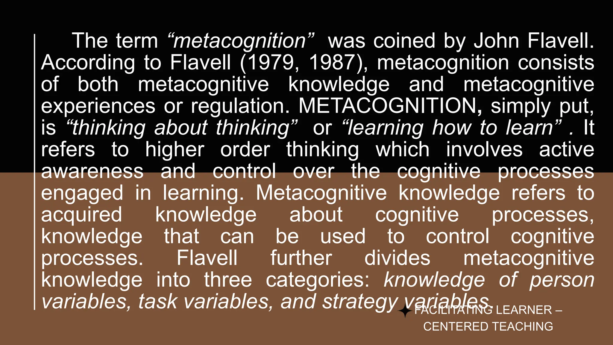 P Ed 5 Facilitating Learner Centered Teaching Pptx
