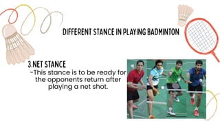 (P.E) 4 types of BADMINTON (GROUP4).pptx