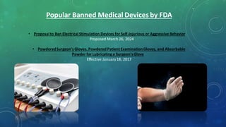 Banned and Discontinued Medical Devices by FDA and Other Agencies | PDF