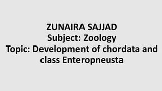 Development of Chordata: From Embryogenesis to Morphogenesis" | PPTX