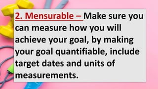 P.E_SMART Goals- QUARTER 3 IN P.E GRADE 8 | PPTX