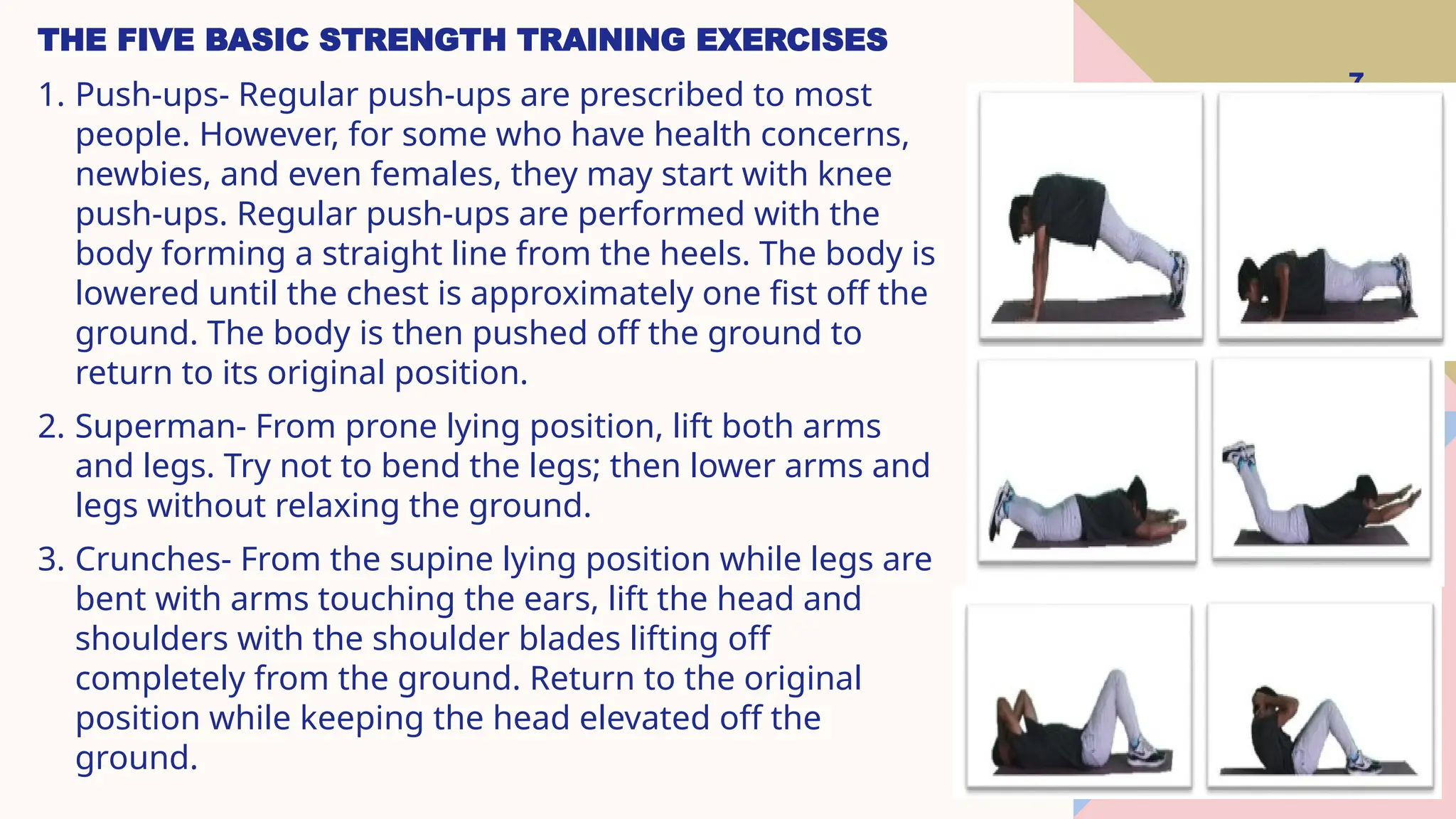 P.E. introduction to Strength Training week 3 .pptx | Physical Therapy ...