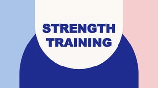 P.E. introduction to Strength Training week 3 .pptx | Physical Therapy ...