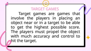 Physical Education 6-Quarter 1 Week1pptx | PPTX | Baseball | Sports