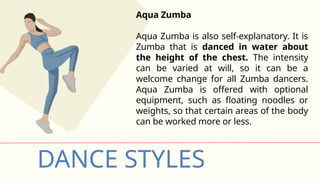 P.E Zumba.pptx The History, backgroubd, styles. | PPTX
