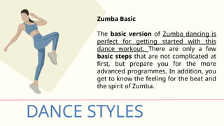 P.E Zumba.pptx The History, backgroubd, styles. | PPTX
