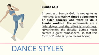 P.E Zumba.pptx The History, backgroubd, styles. | PPTX