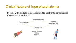 Phosphorus disturbance | hyperphosphatemia | hypophosphatemia | PPT
