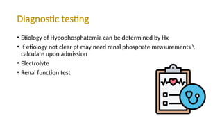 Phosphorus disturbance | hyperphosphatemia | hypophosphatemia | PPT