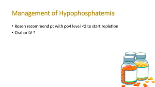 Phosphorus disturbance | hyperphosphatemia | hypophosphatemia | PPT