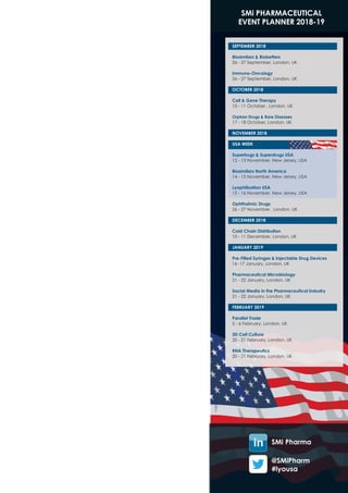 SMi Group's Lyophilization USA 2018 | PDF