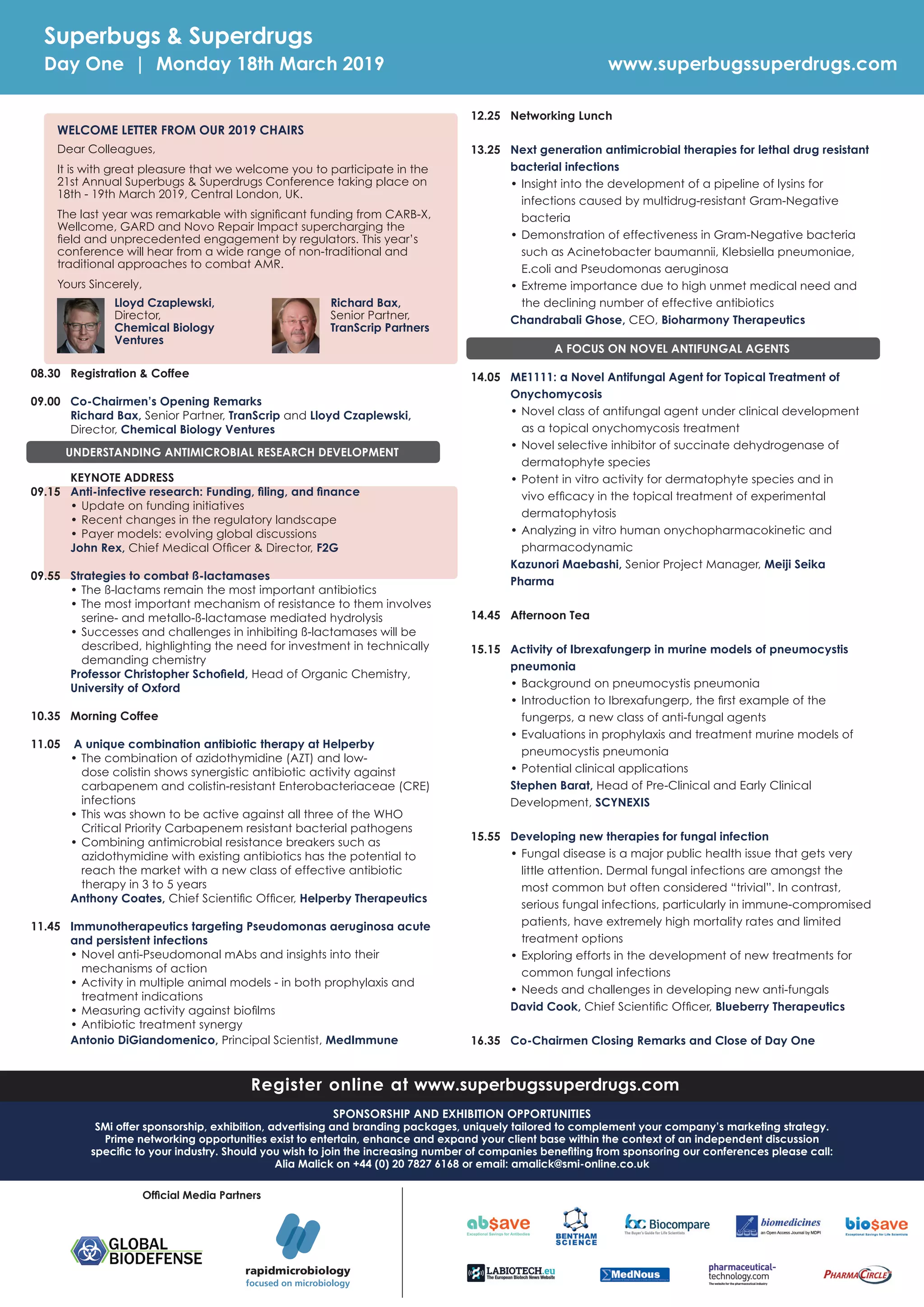 SMi Group's Superbugs and Superdrugs | PDF