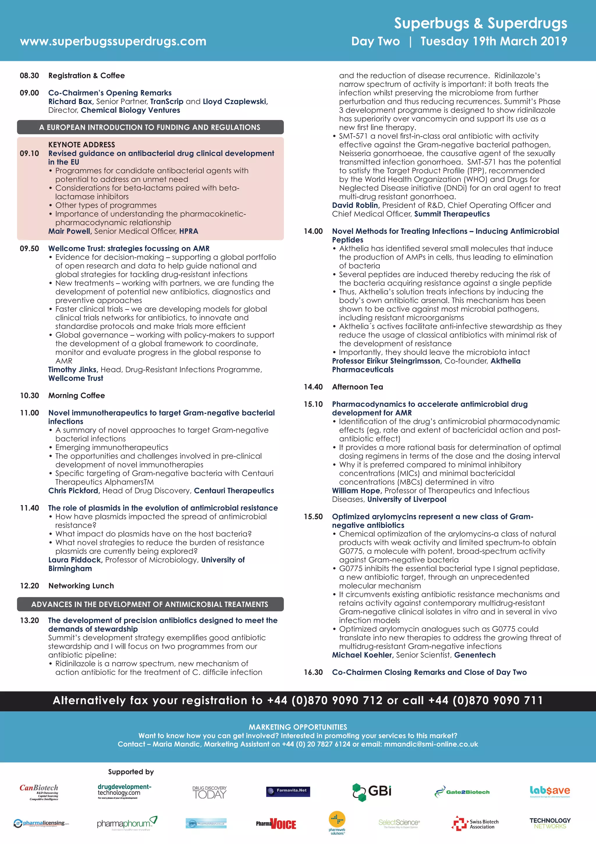 SMi Group's Superbugs and Superdrugs | PDF