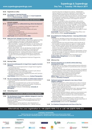 SMi Group's Superbugs and Superdrugs | PDF