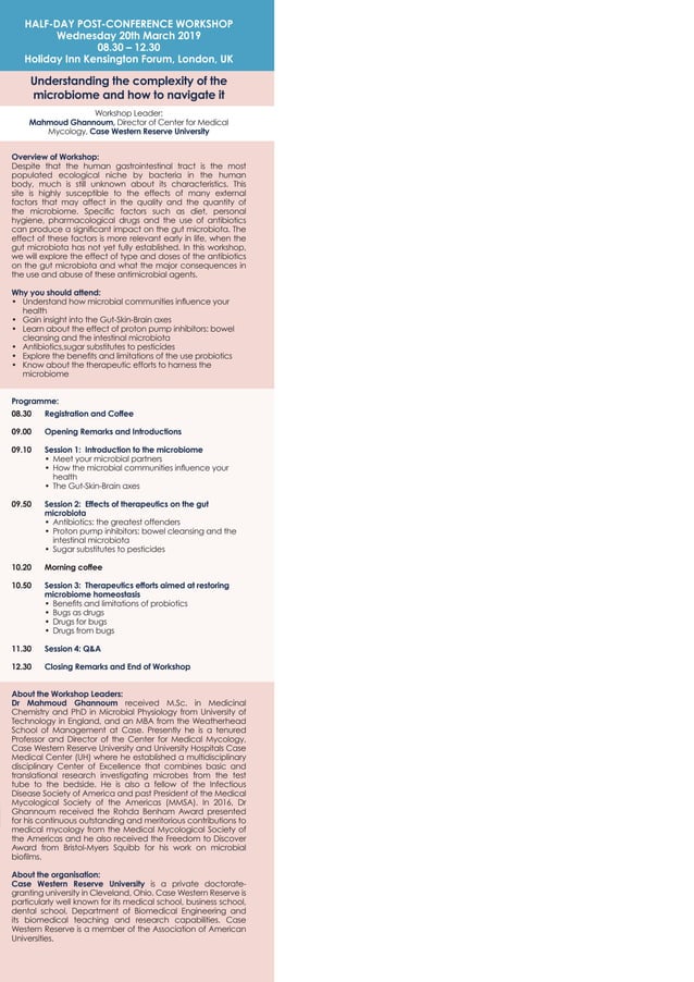 SMi Group's Superbugs and Superdrugs | PDF