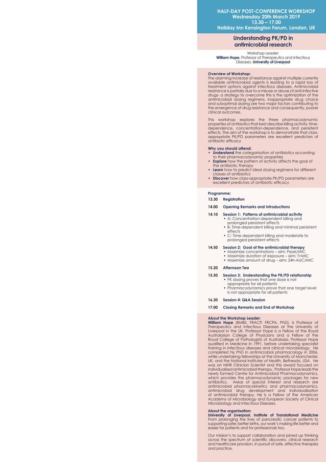 SMi Group's Superbugs and Superdrugs | PDF