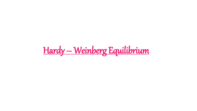 P-27 Hardy – Weinberg & Natural selection Problems - with Solutiions.pptx