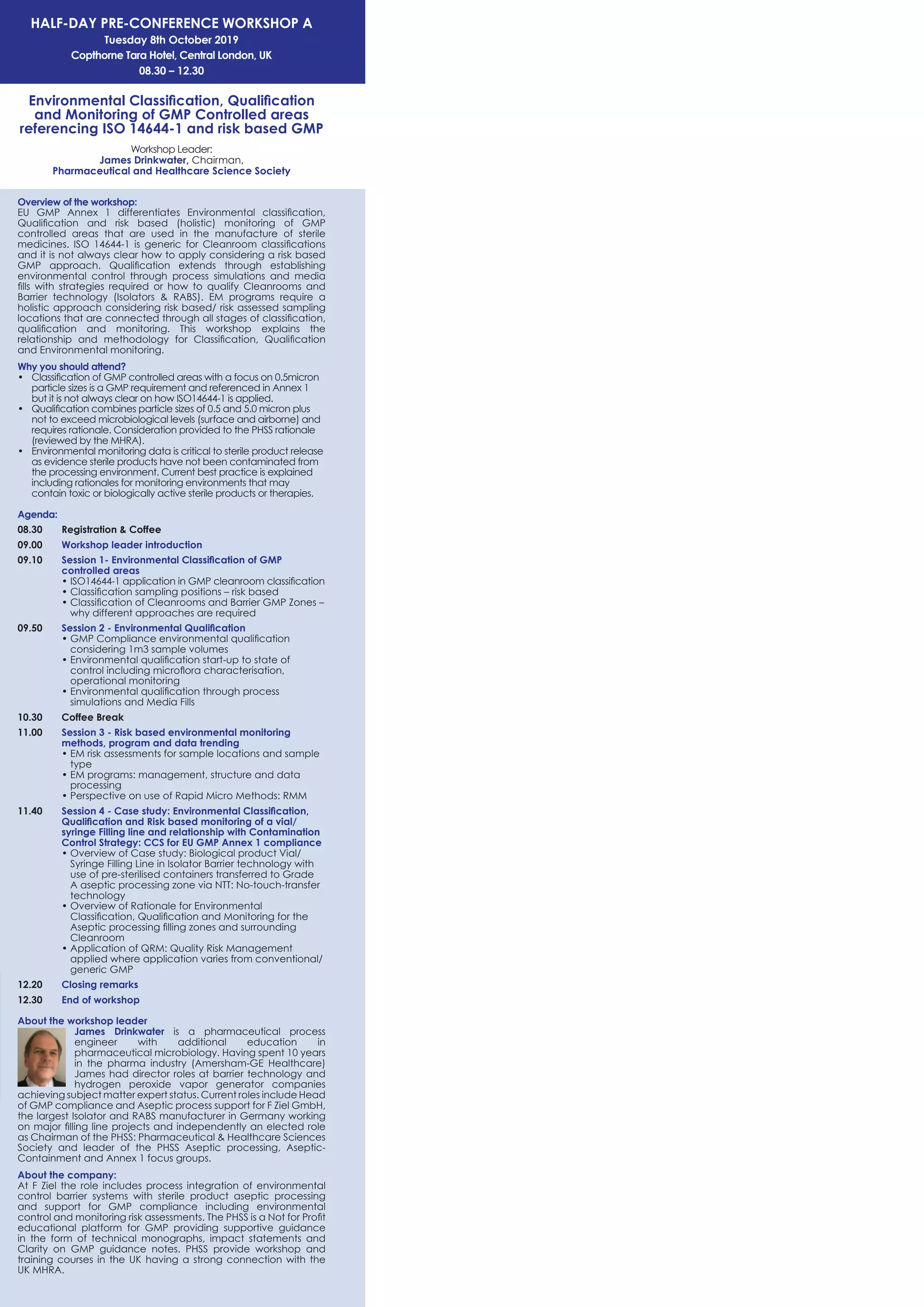 Pharmaceutical Cleanroom Technology Europe 2019 | PDF