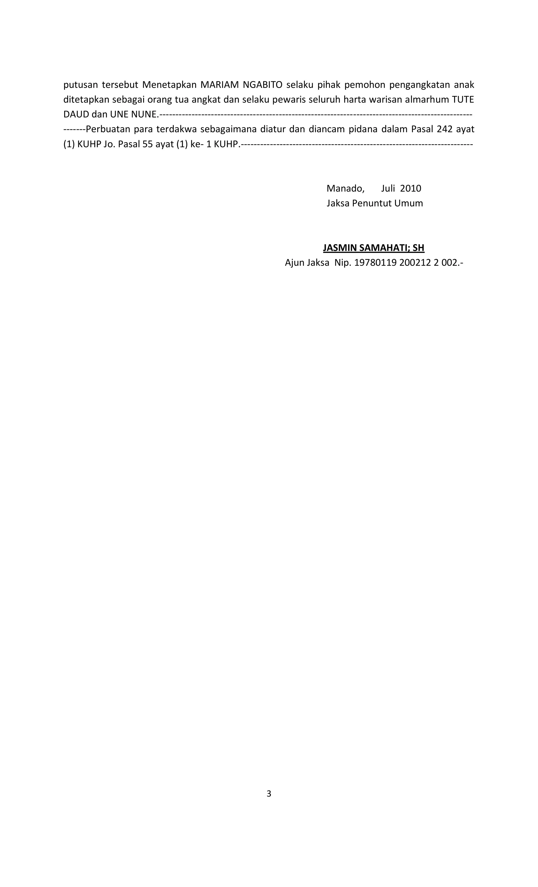P.29 abdulah daud,dkk psl.242(1)jo.55(1)ke 1 kuhp (autosaved) | PDF