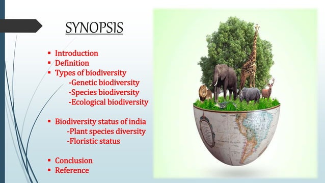 Biodiversity and Conservation l Types of Biodiversity l Genetic ... Biodiversity and Conservation l Types of Biodiversity l Genetic ...