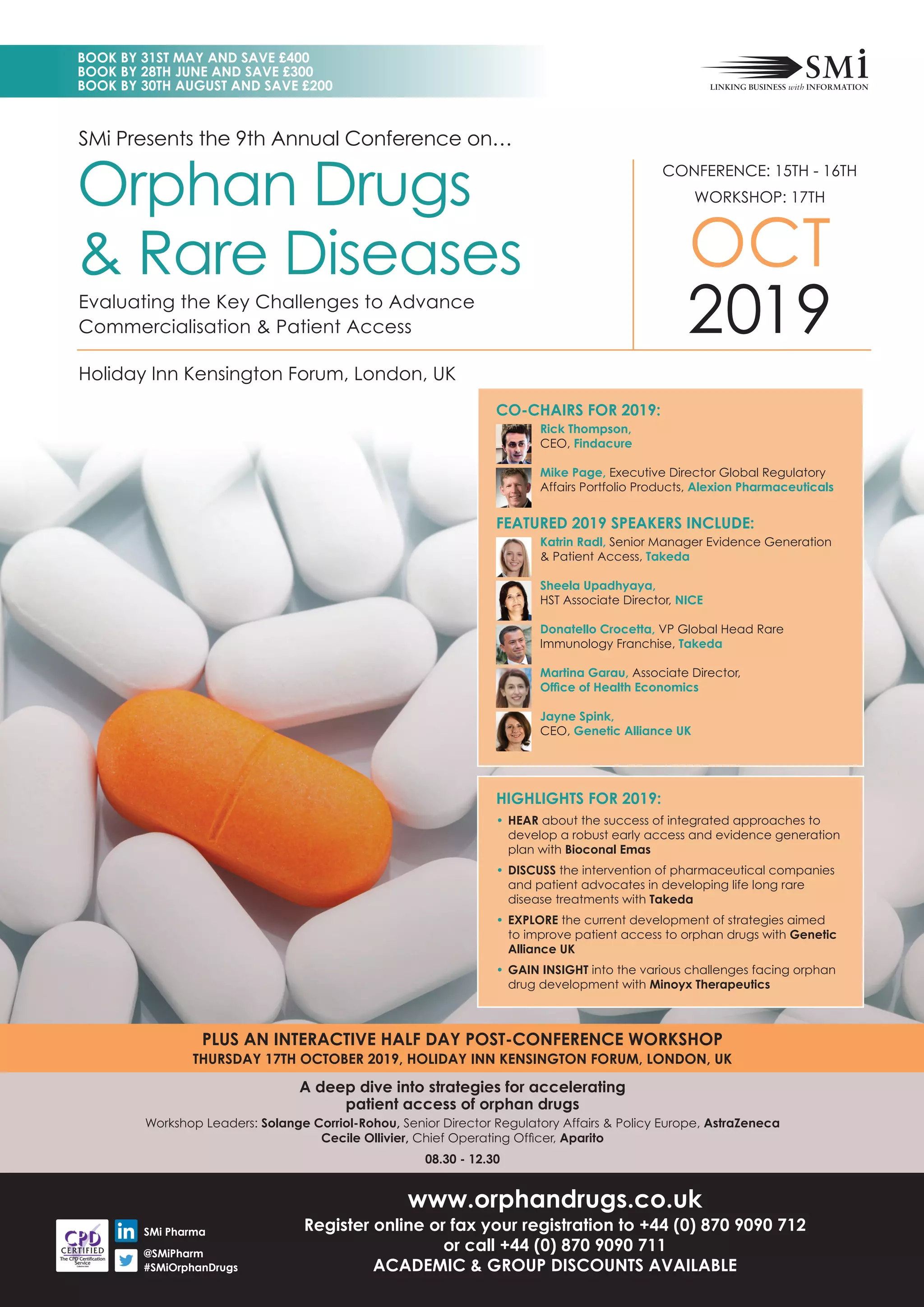 SMi Group's Orphan Drugs and Rare Diseases 2019 | PDF