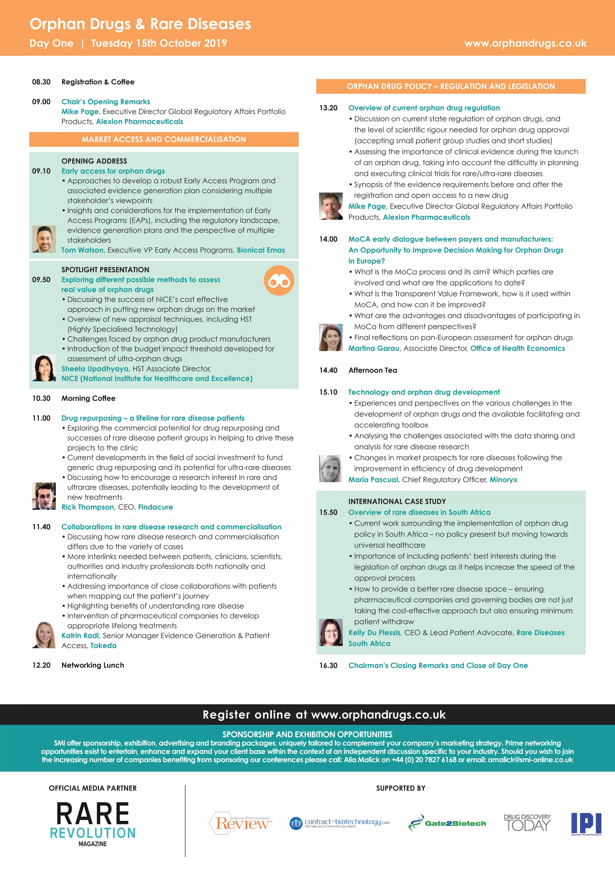 SMi Group's Orphan Drugs and Rare Diseases 2019 | PDF | Cancer ...